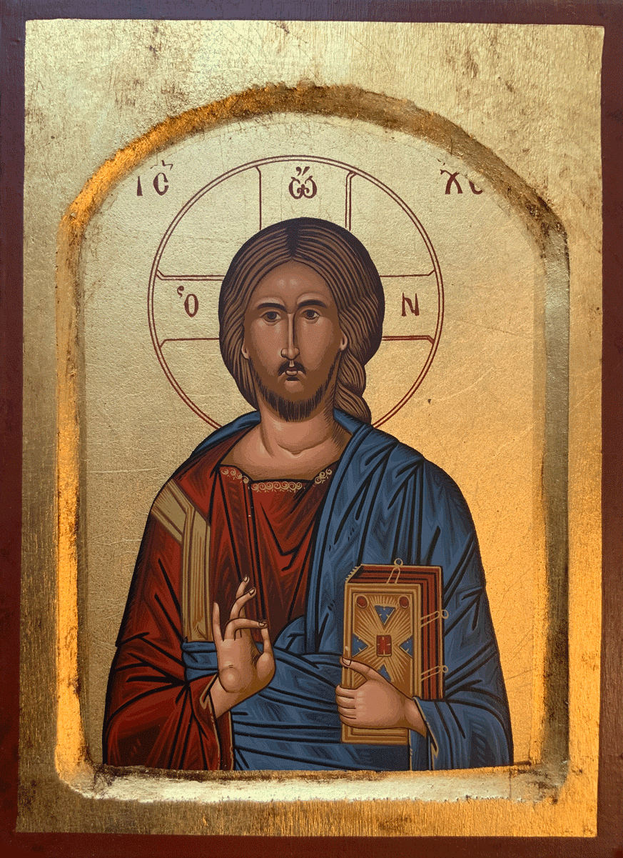 Ikon med Kristus Pantocrator - Ikoner - Katolsk Webshop