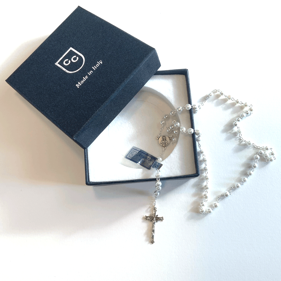 Rosenkrans i Sterlingsølv - Rosenkranse - Katolsk Webshop